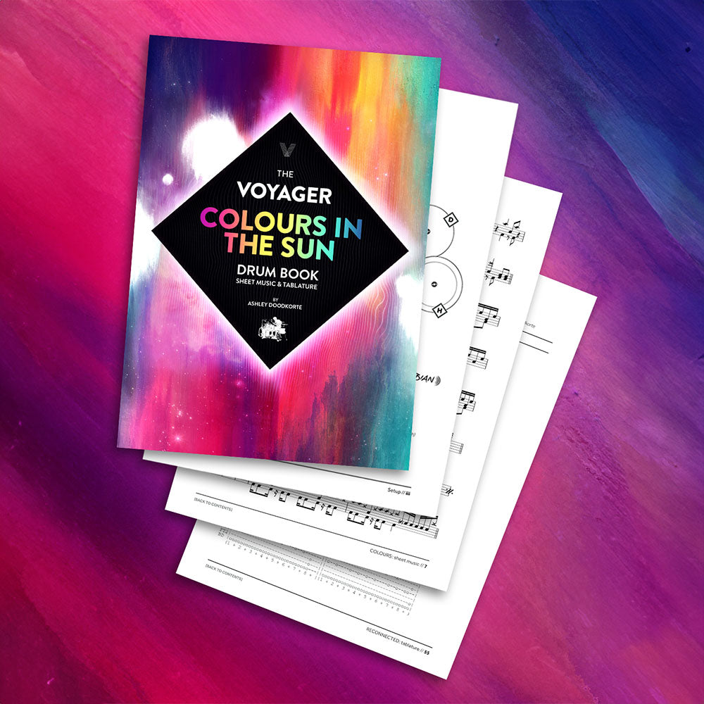 Colours In The Sun Drum Tabs – Voyager UK